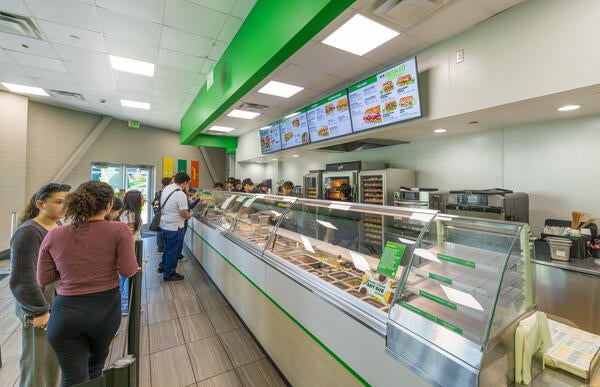 counter at Subway | Dining Services